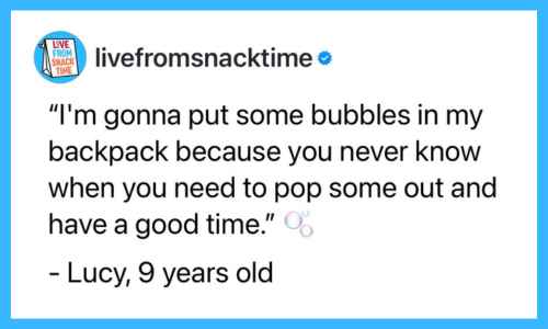 Top 25 Funniest Kid Quips From "Live From Snack Time"