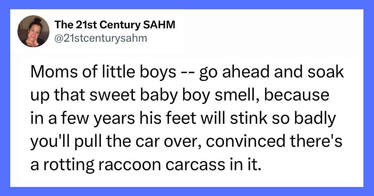 21 Funny and Relatable Tweets About Raising Boys