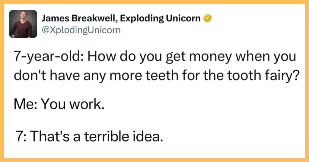 25 of the Funniest Tweets About Kids and the Tooth Fairy