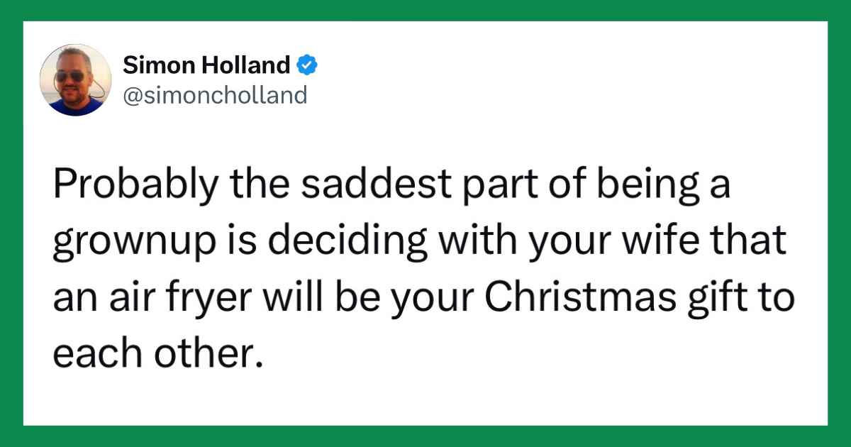 20 Hilarious Christmas Tweets from Funny Dad Simon Holland